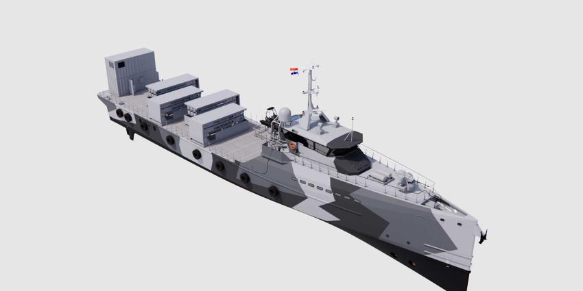 Nieuwe vaartuigen voor marine met moderne wapens en apparatuur | Blik ...